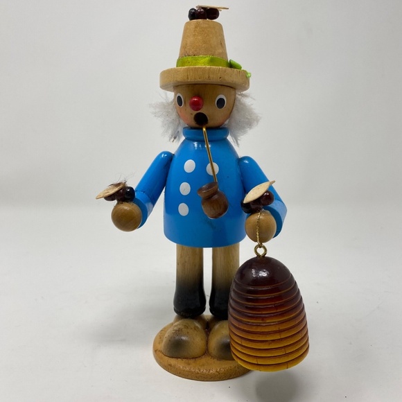 Vintage | Holiday | Vintage Beekeeper Nutcracker Incense Smoker 8 ...